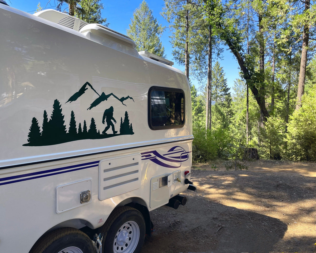 Bigfoot RV Decals - Sasquatch Camper Graphics & Stickers | Sticker Chef