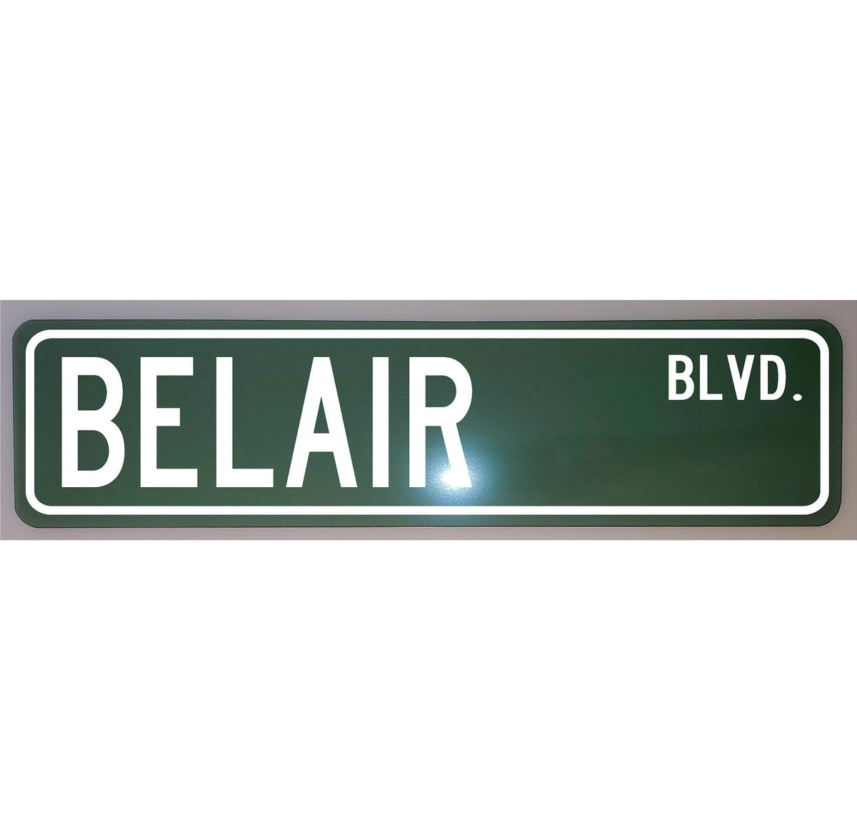 Belair Boulevard Metal Street Sign for Unique Home Decor