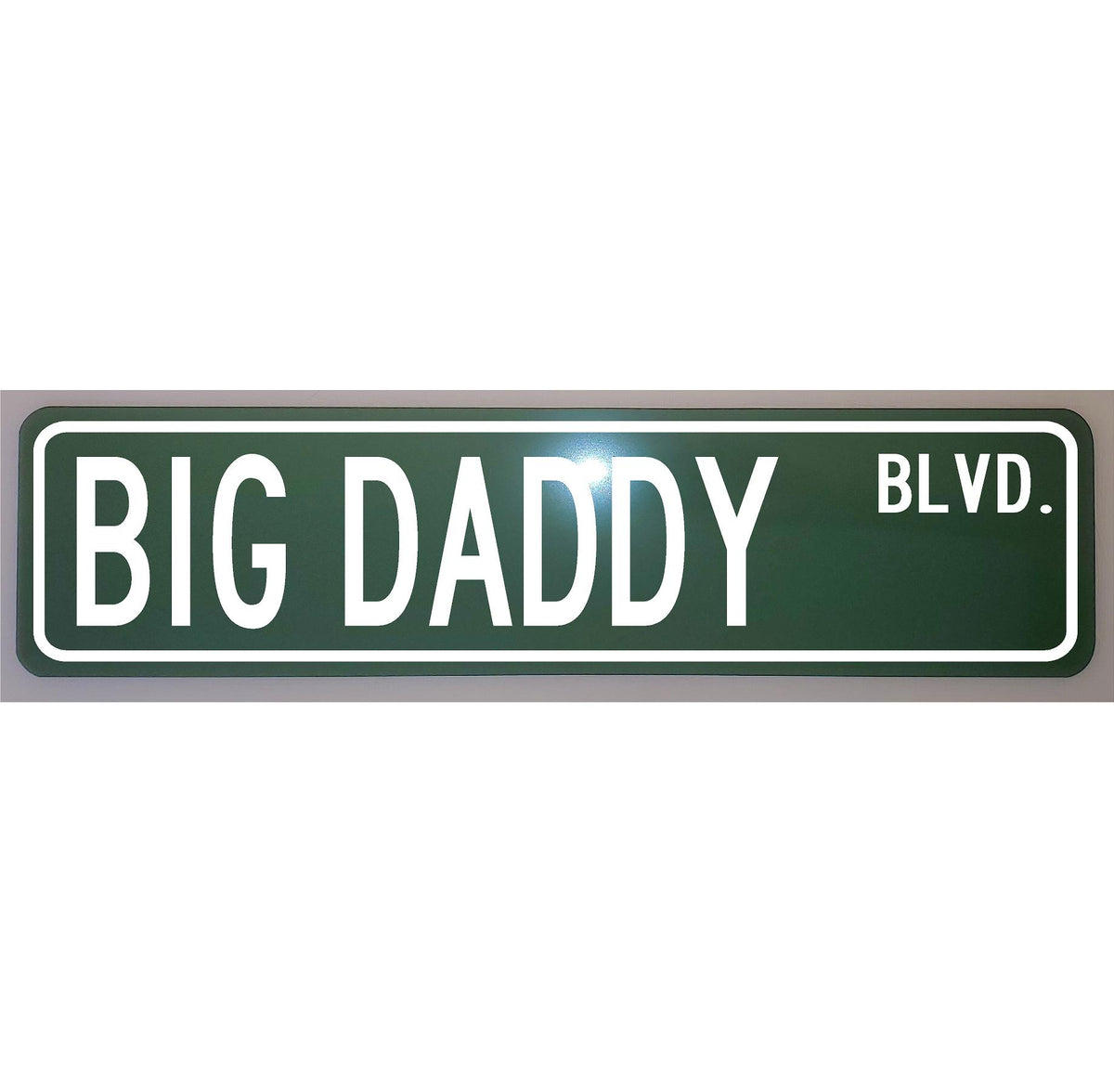 Big Daddy Boulevard Metal Street Sign for Home Decor