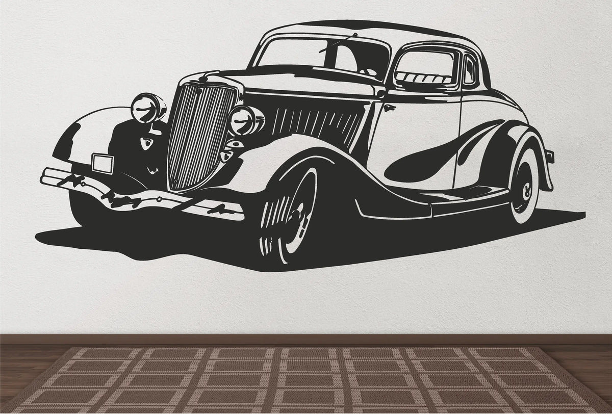 1934 Ford Car Wall Decal - Auto Wall Mural - Boys Room Decor