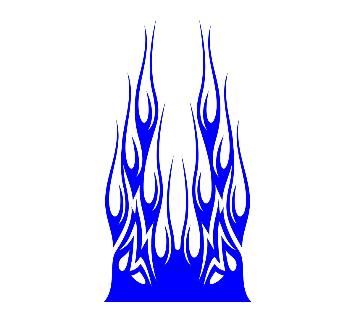 Hood Flames Graphics Decals for Custom Vehicle Styling