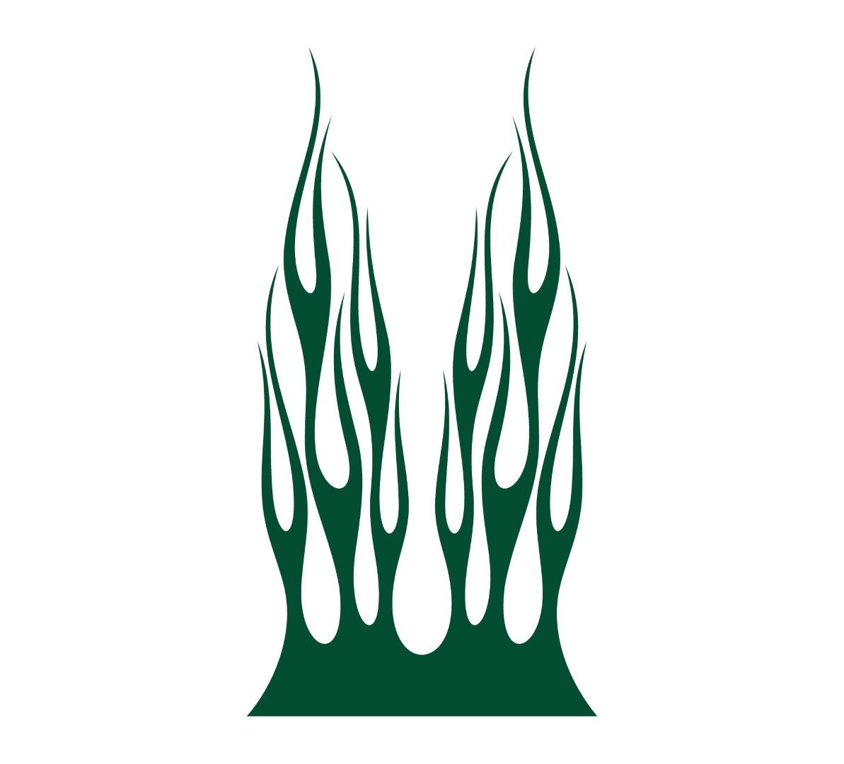 Auto Hood Flame Graphics Decals for Custom Styling