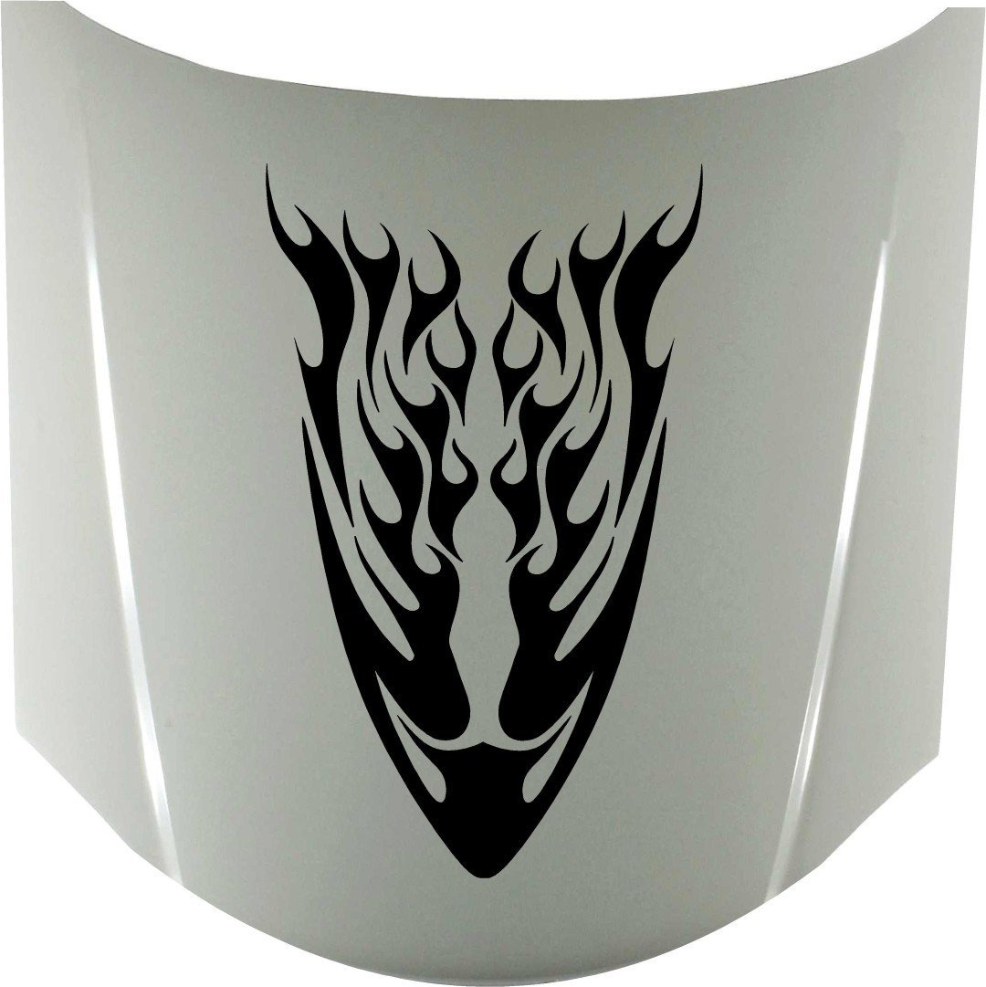 Auto Truck Car Hood Flames Tribal Graphics Decals B702