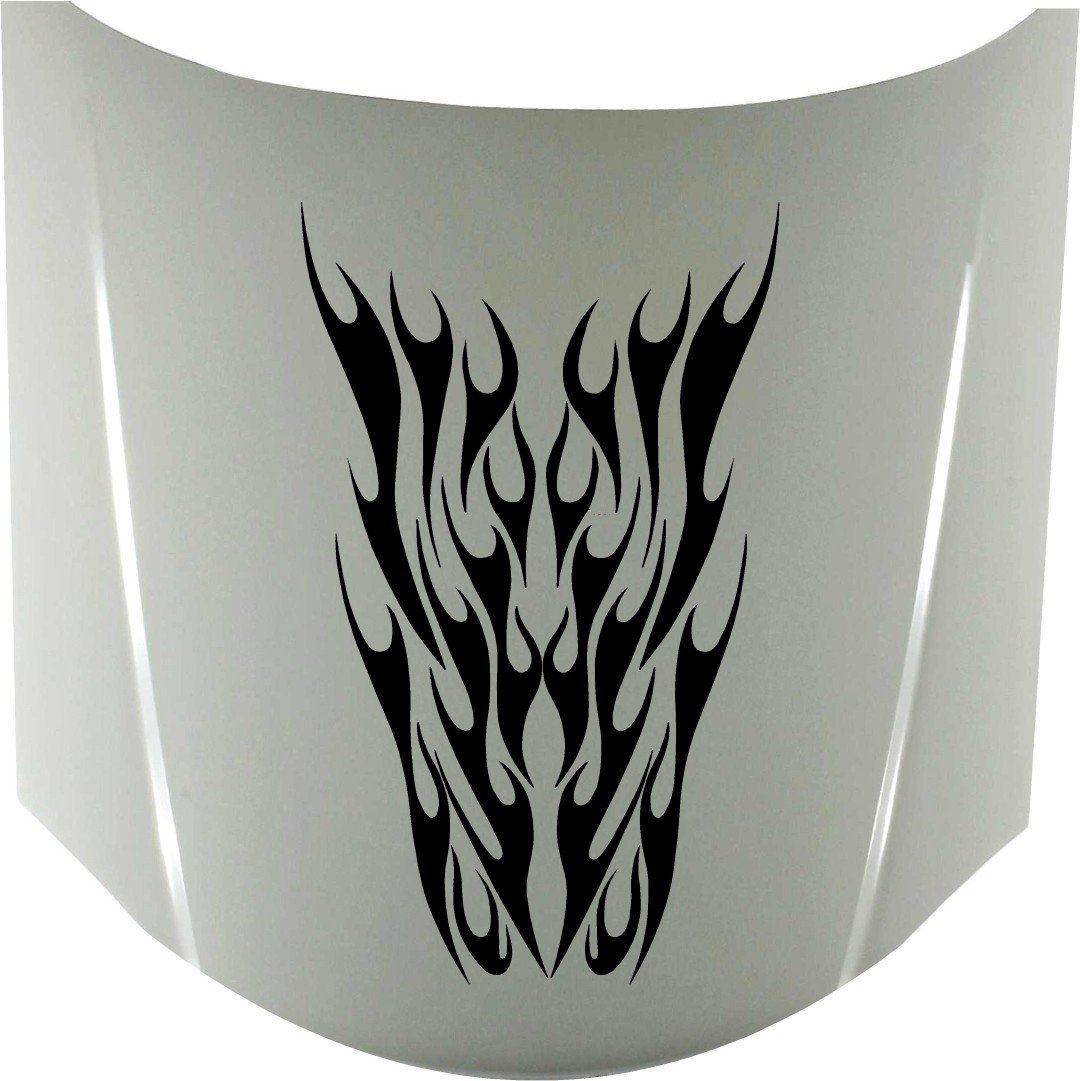 Auto Truck Car Hood Flames Tribal Graphics Decals B716