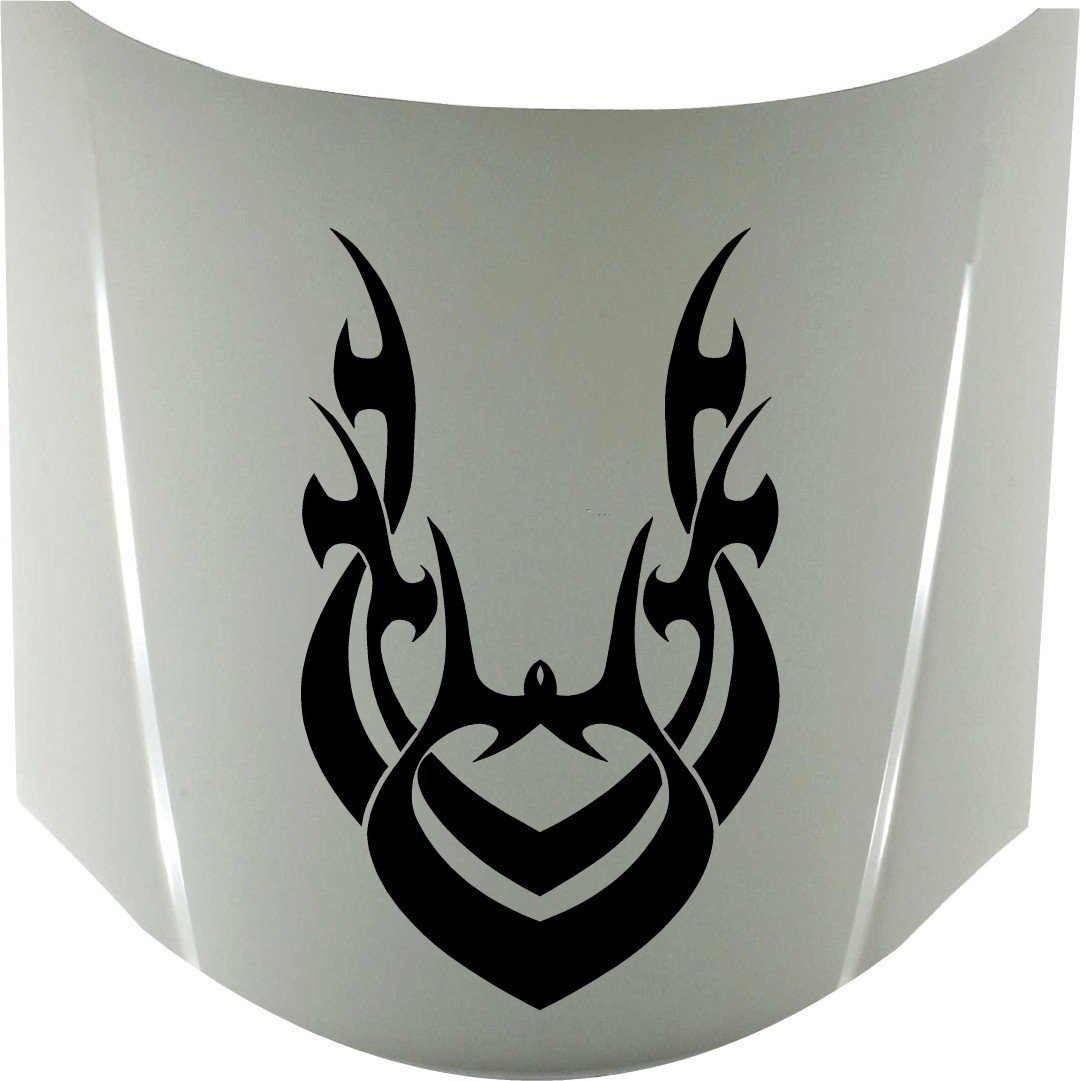 Auto Truck Car Hood Flames Tribal Graphics Decals B720