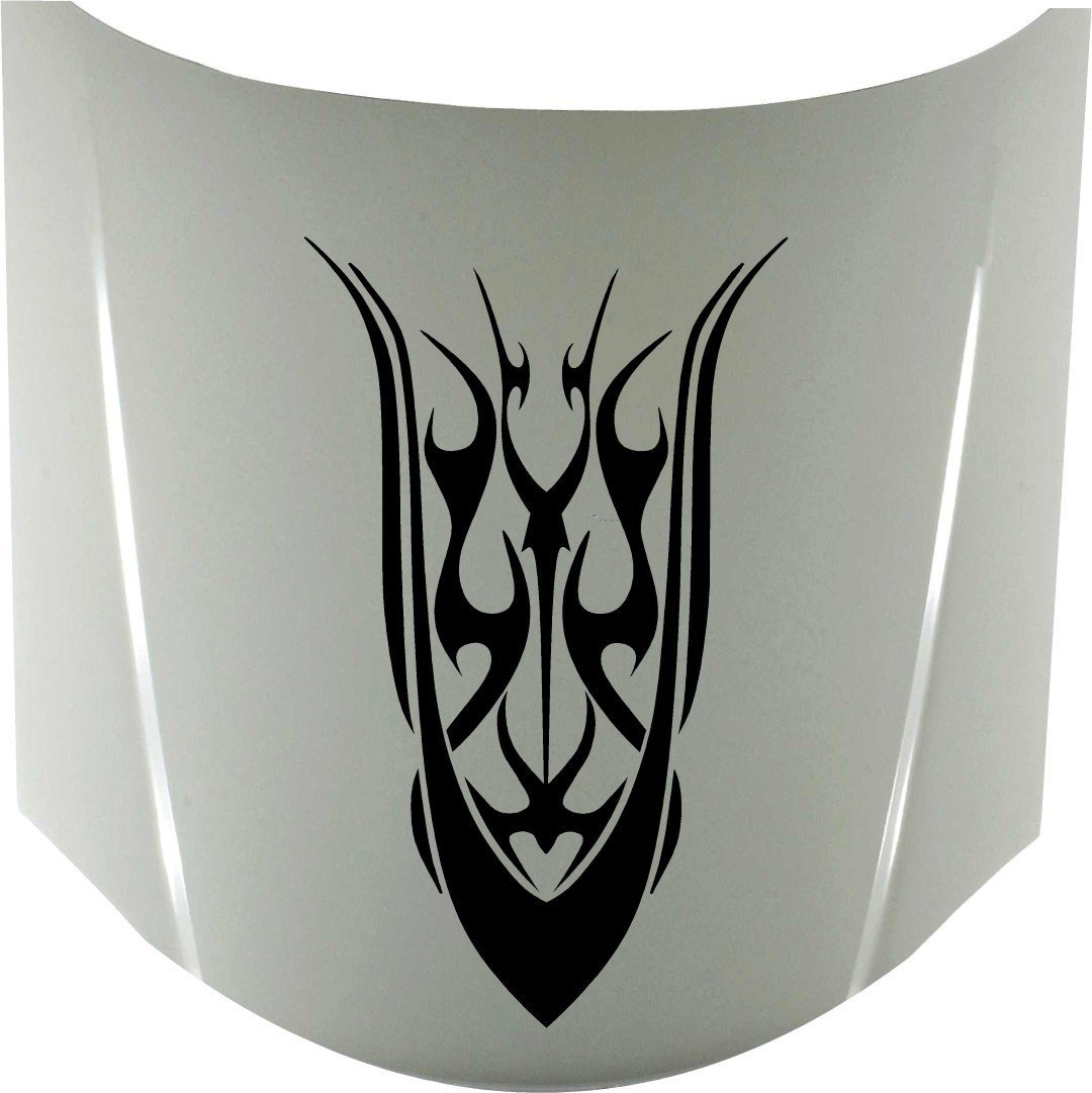 Auto Truck Car Hood Flames Tribal Graphics Decals B722