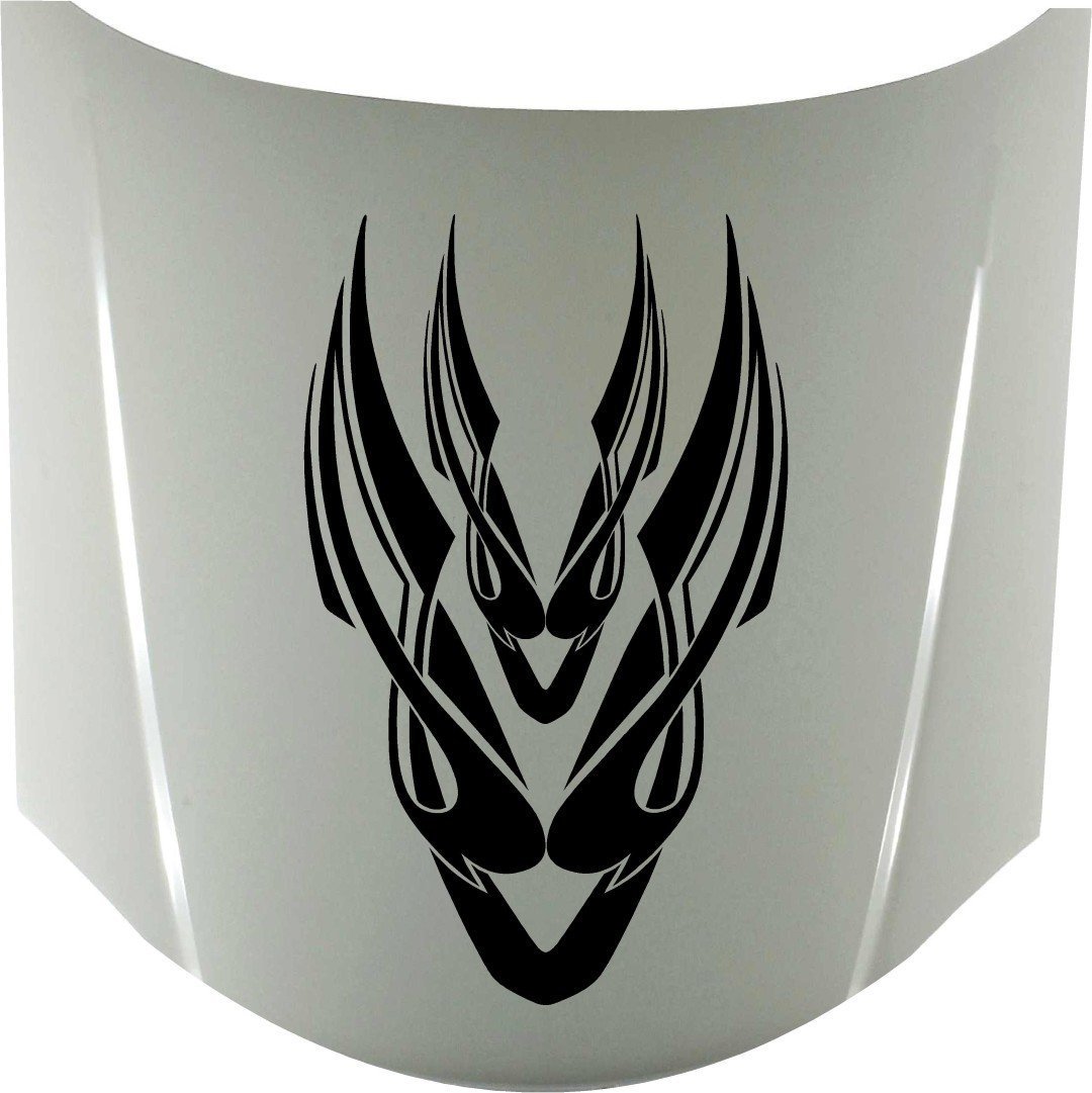 Auto Truck Car Hood Flames Tribal Graphics Decals B724