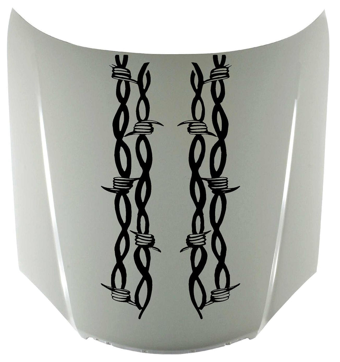 Barbed Wire Stripe Hood Decal for Cars and Trucks