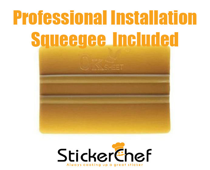 Custom Monogrammed Etched Glass Vinyl Shower Door