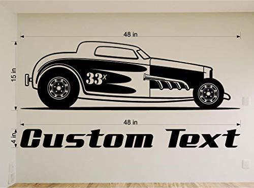 Classic Hot Rod Wall Decal - Classic Car Auto Stickers | StickerChef