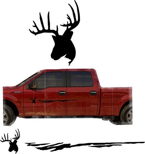 Hunting Deer Vinyl Trailer Decals for Cars and Trucks