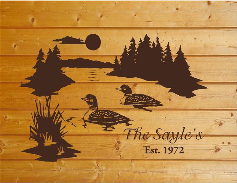 Loons Lake Animal Wall Decals for Home Decor