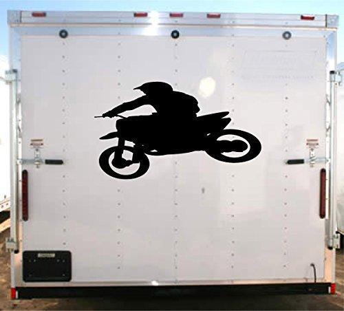 Motorcycle Racing Trailer Decal Vinyl Sticker Graphic Kit Aftermarket