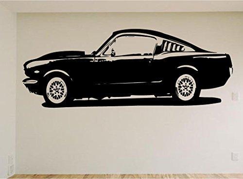 StickerChef Mustang Fast Back Car Auto Wall Decal Stickers Murals Boys