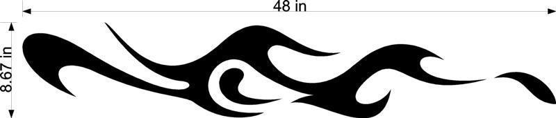 Racing Flames Auto Truck Boat Car Stickers Decals Side Sets EZ300