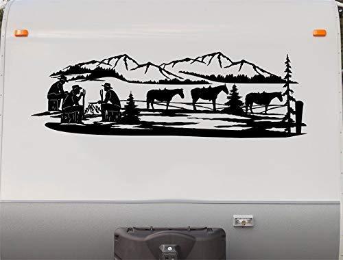Replacement Cowboy Western Decals for RVs and Trailers